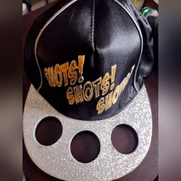 Source Unknown | Party Supplies | Black And Silver Party Hat With Gold ...